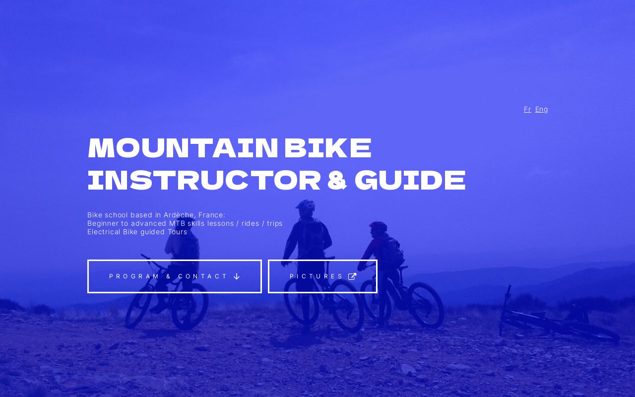 Mountain Bike instructor & guide - Ardèche 07